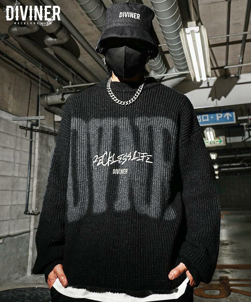 Ephemeral Logo Knit トップス｜【公式】DIVINER（ディバイナー）
